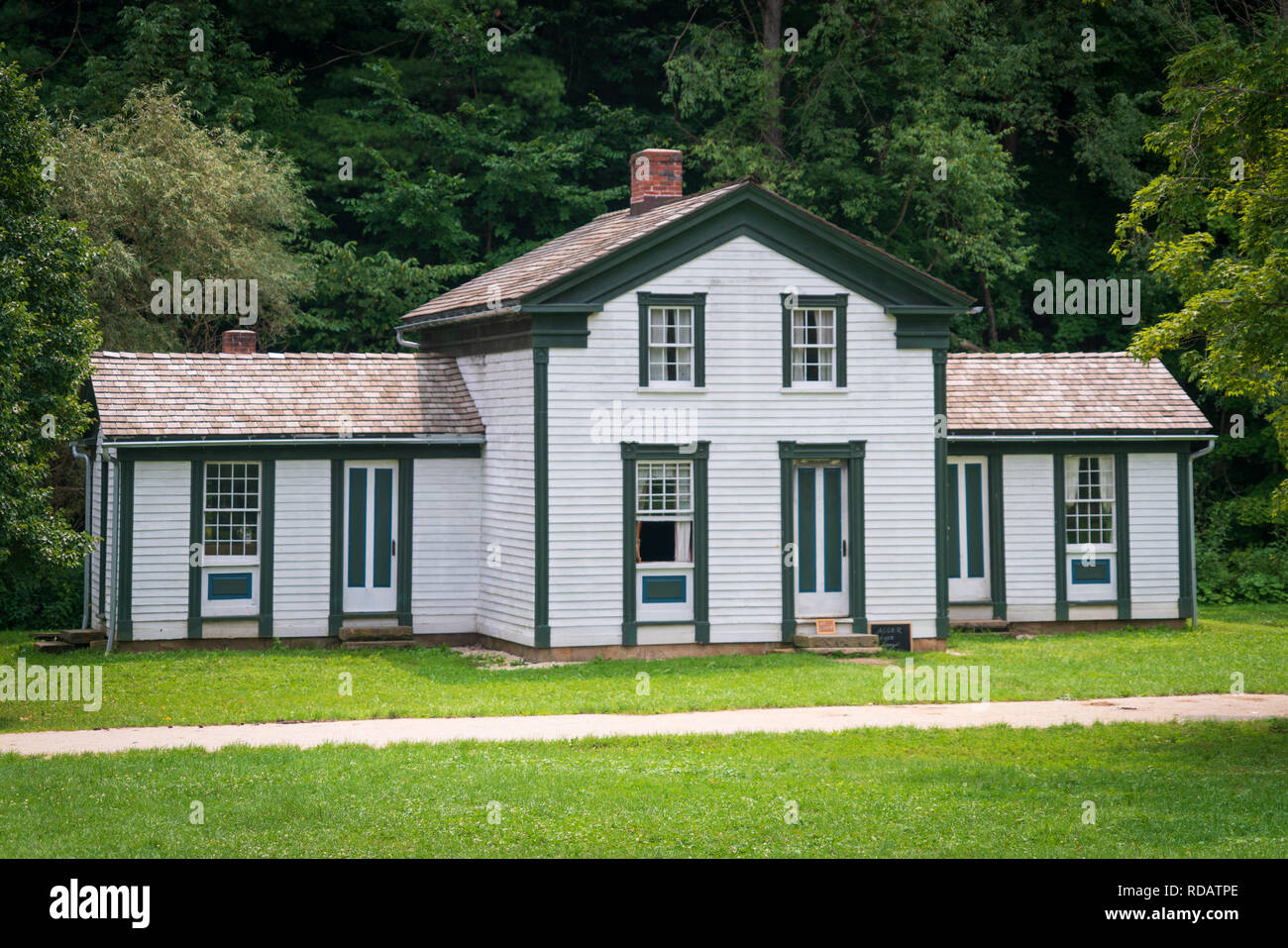 The historic Hale Farm Village in Ohio's only National Park, Cuyahoga ...