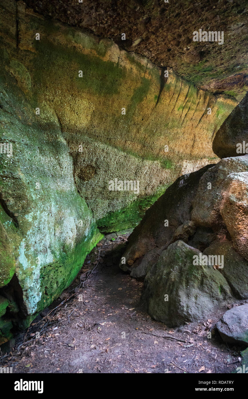 The famous Ledges at Ohio's only National Park, Cuyahoga Valley Stock ...