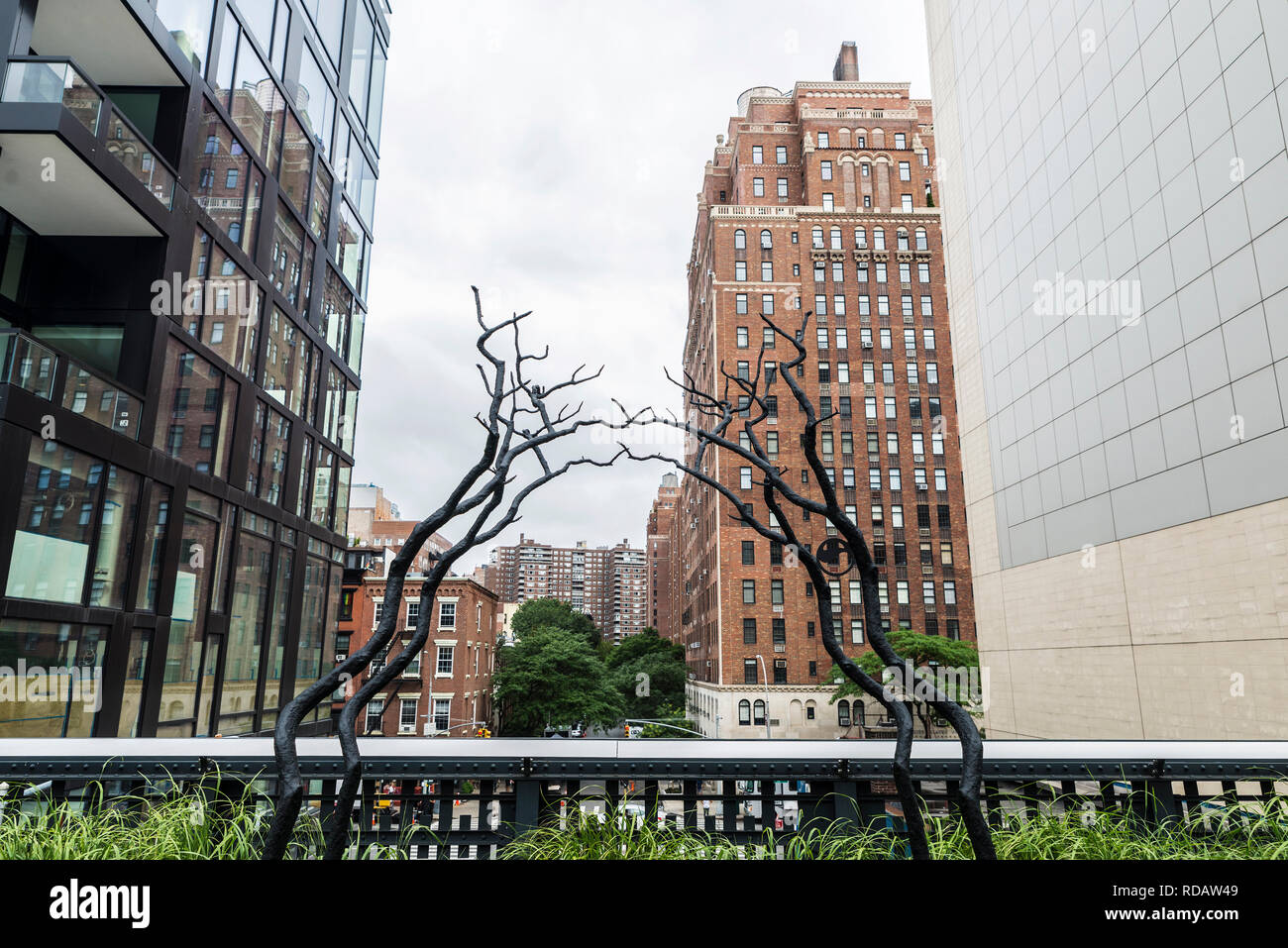 High Line Elevated Park, elevated linear park, greenway and rail trail ...