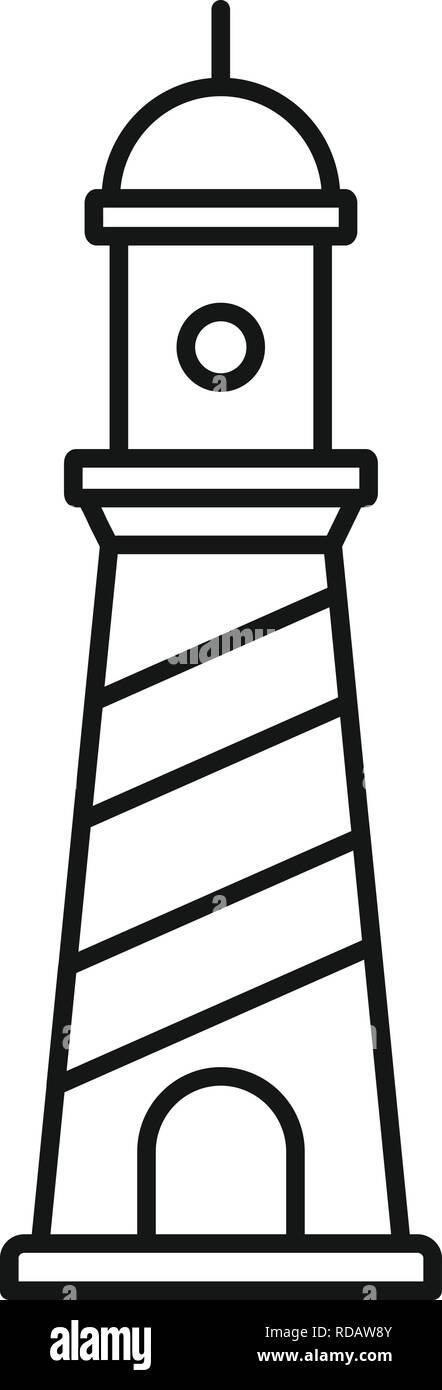 Beacon icon. Outline beacon vector icon for web design isolated on ...