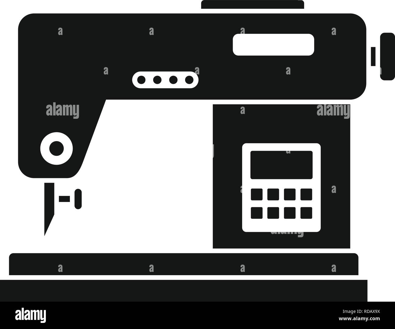 Digital Sew Machine Icon Simple Illustration Of Digital Sew Machine