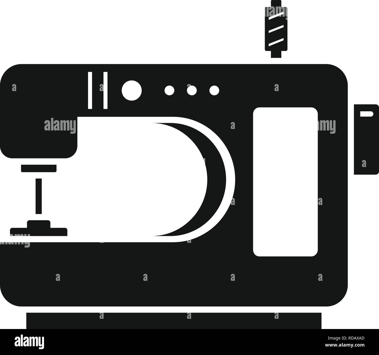 Home sew machine icon. Simple illustration of home sew machine vector ...