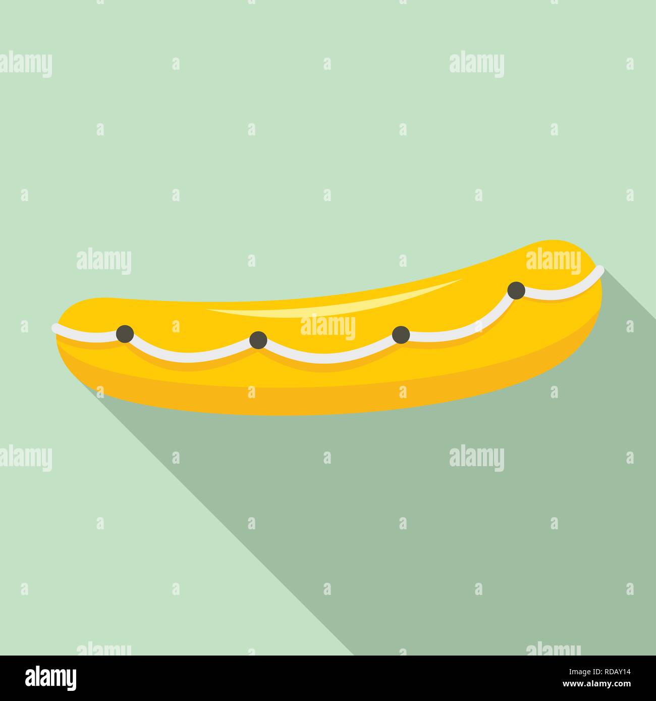 Lifeboat icon. Flat illustration of lifeboat vector icon for web design ...