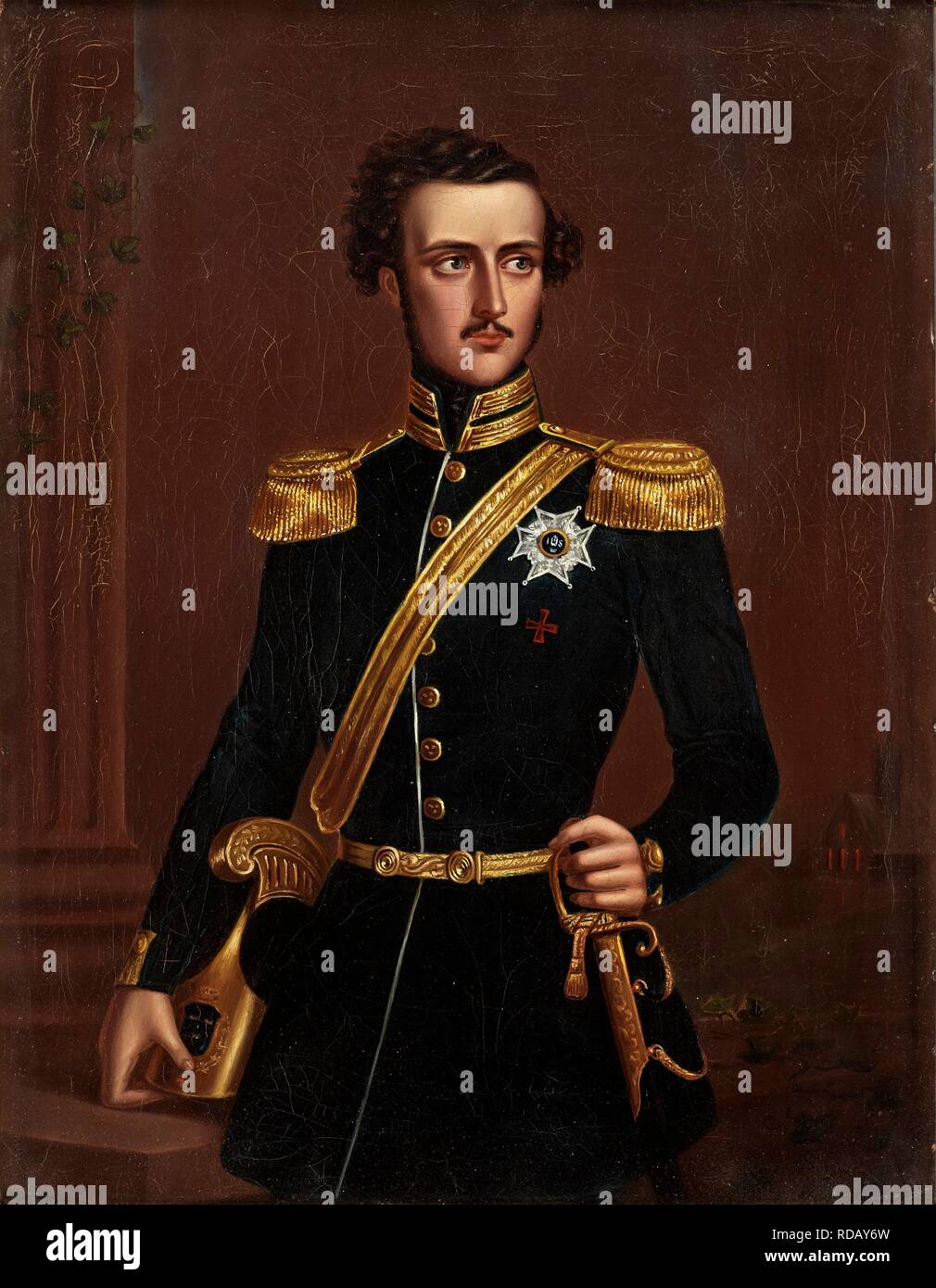 Portrait of Prince Gustav of Sweden (1827-1852), Duke of Uppland ...