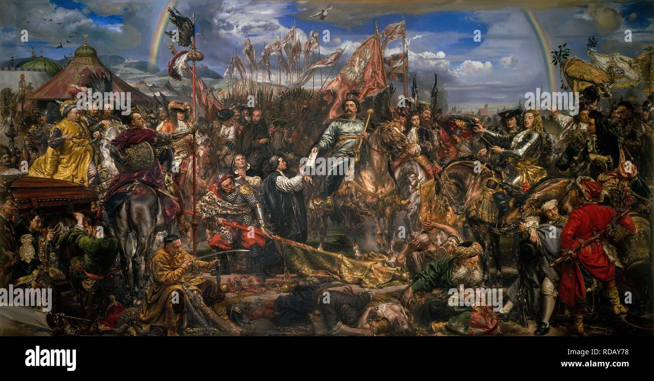 John III Sobieski sending message of victory to the Pope Innocent XI ...