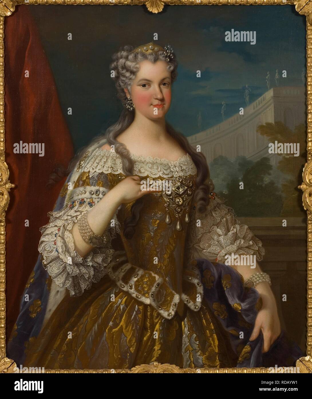 Portrait of Marie Leszczynska, Queen of France (1703-1768). Museum ...