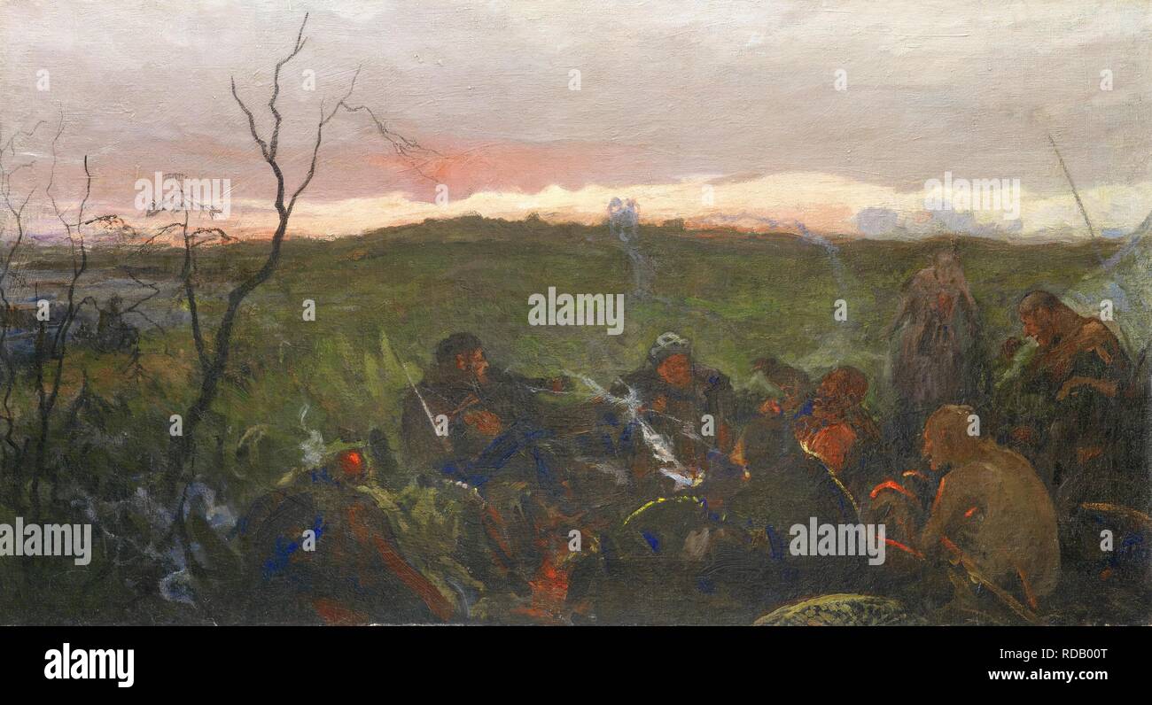 Cossacks. Museum: PRIVATE COLLECTION. Author: REPIN, ILYA YEFIMOVICH ...