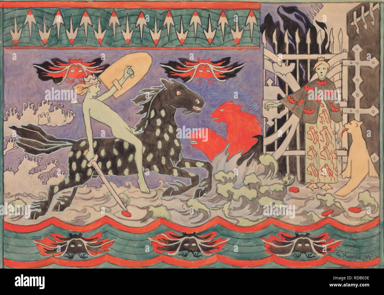 Helhesten (The Hell-Horse). Museum: National Museum of Art, Oslo ...