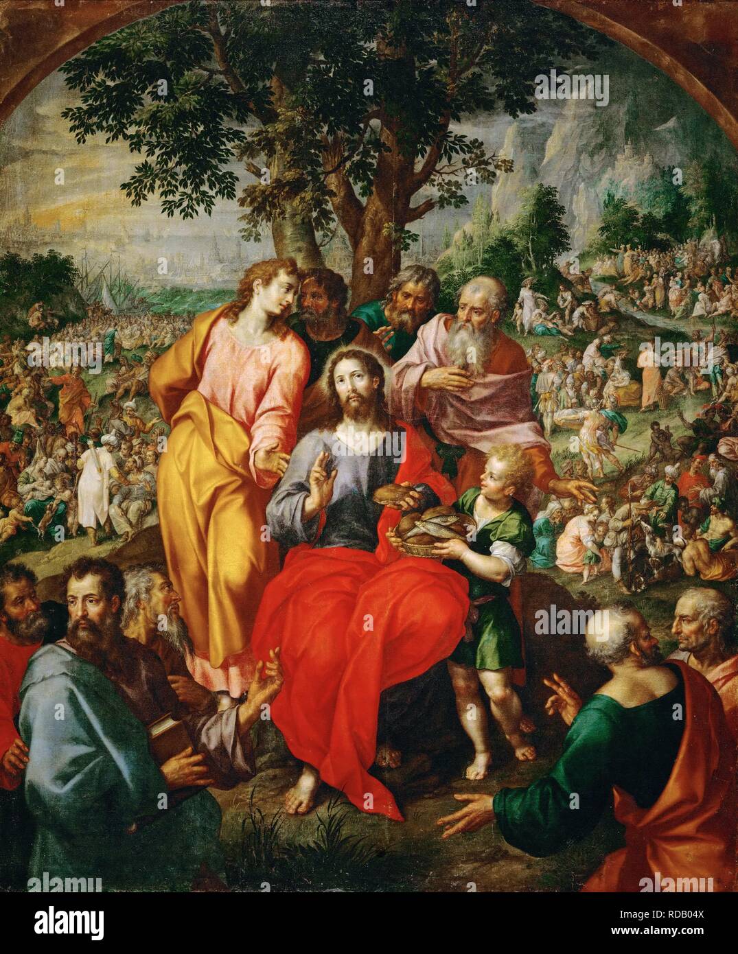 Five loaves hi-res stock photography and images - Alamy