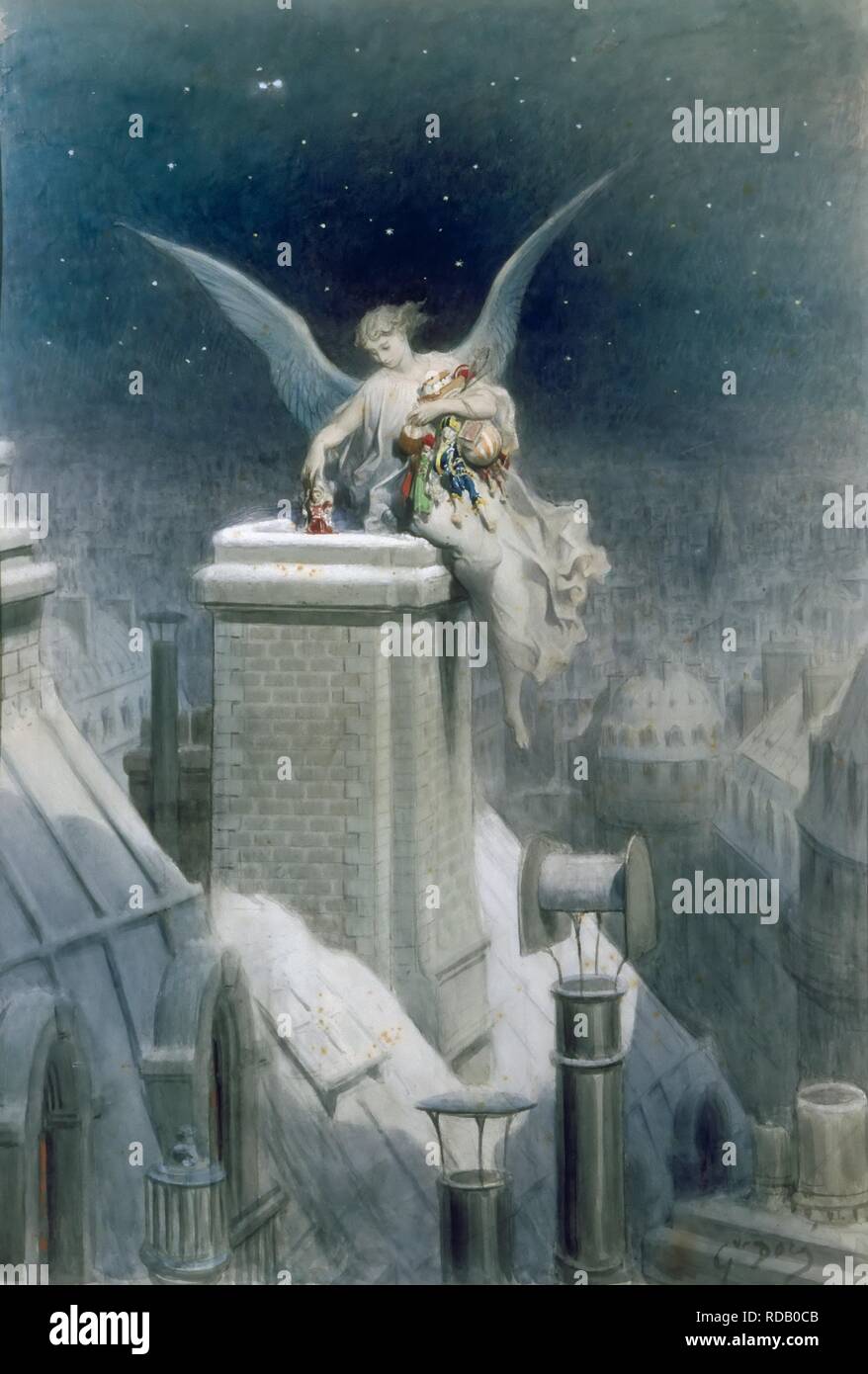 La nuit de Noël (Christmas Eve). Museum: Musée d'Orsay, Paris. Author ...