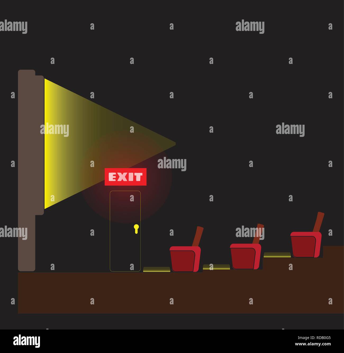 Cinema seat map hi-res stock photography and images - Alamy