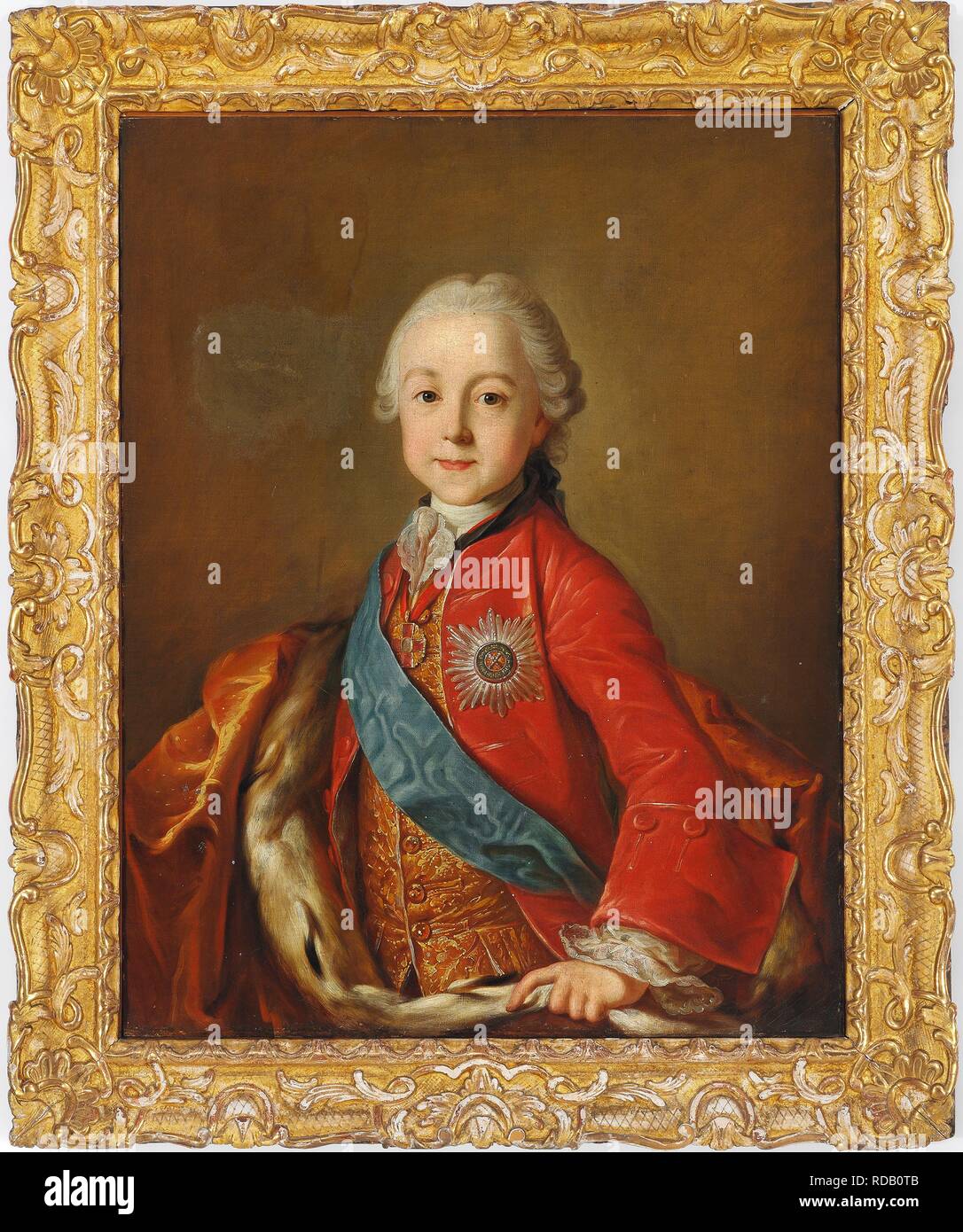 Portrait of Grand Duke Pavel Petrovich (1754-1801). Museum: PRIVATE ...