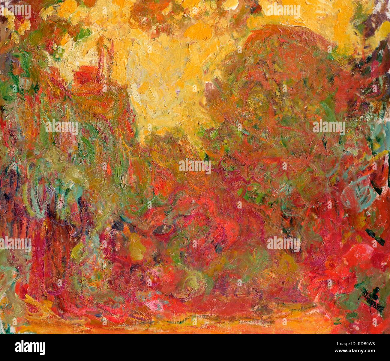 The House Seen from the Rose Garden. Museum: Musée Marmottan Monet ...