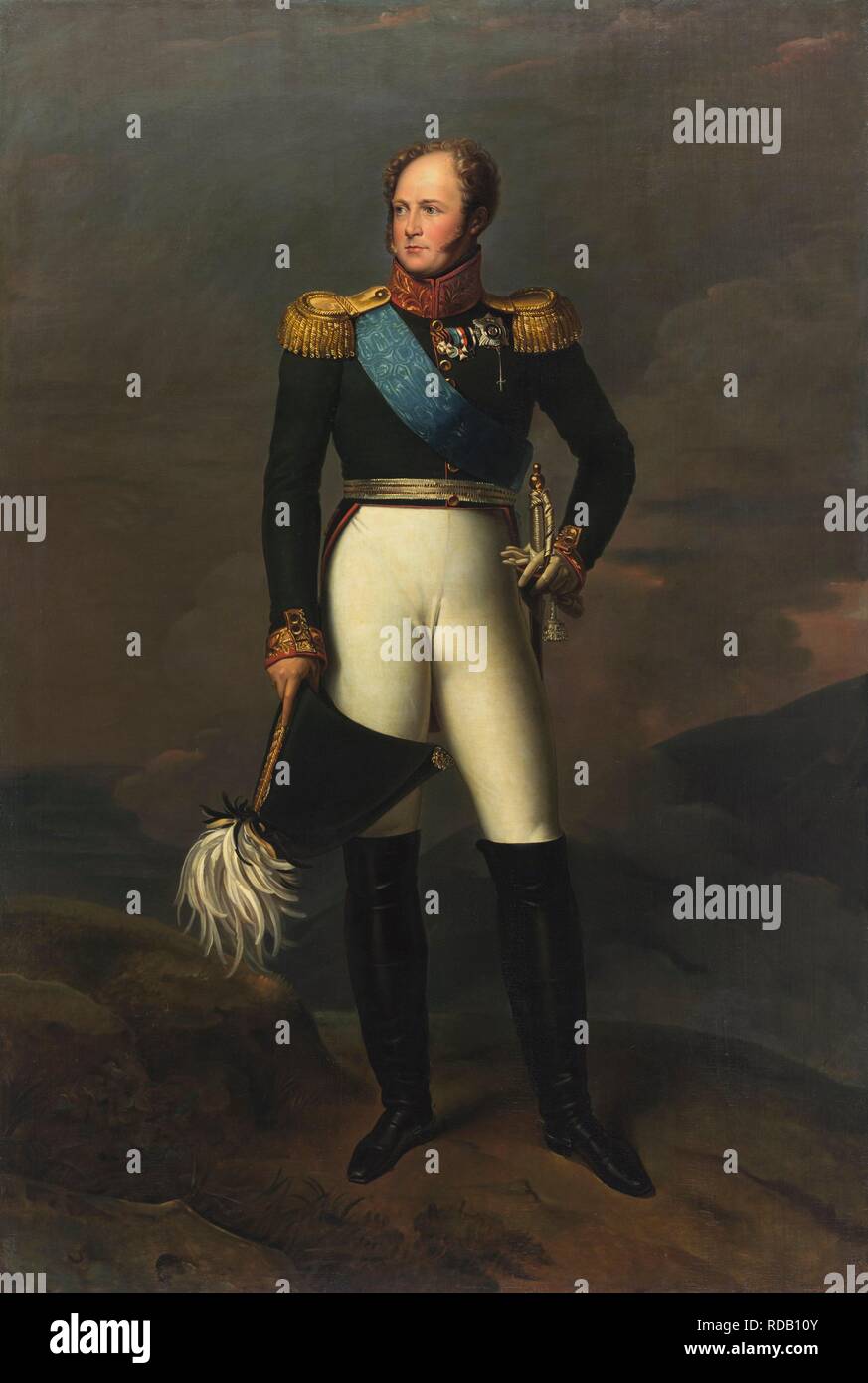 Portrait of Emperor Alexander I (1777-1825). Museum: State Hermitage ...