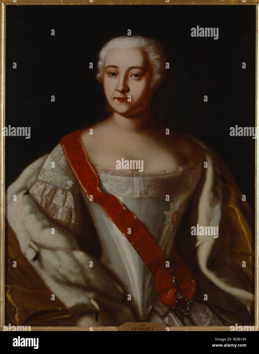 Portrait of Empress Elizabeth of Russia (1709-1762). Museum ...