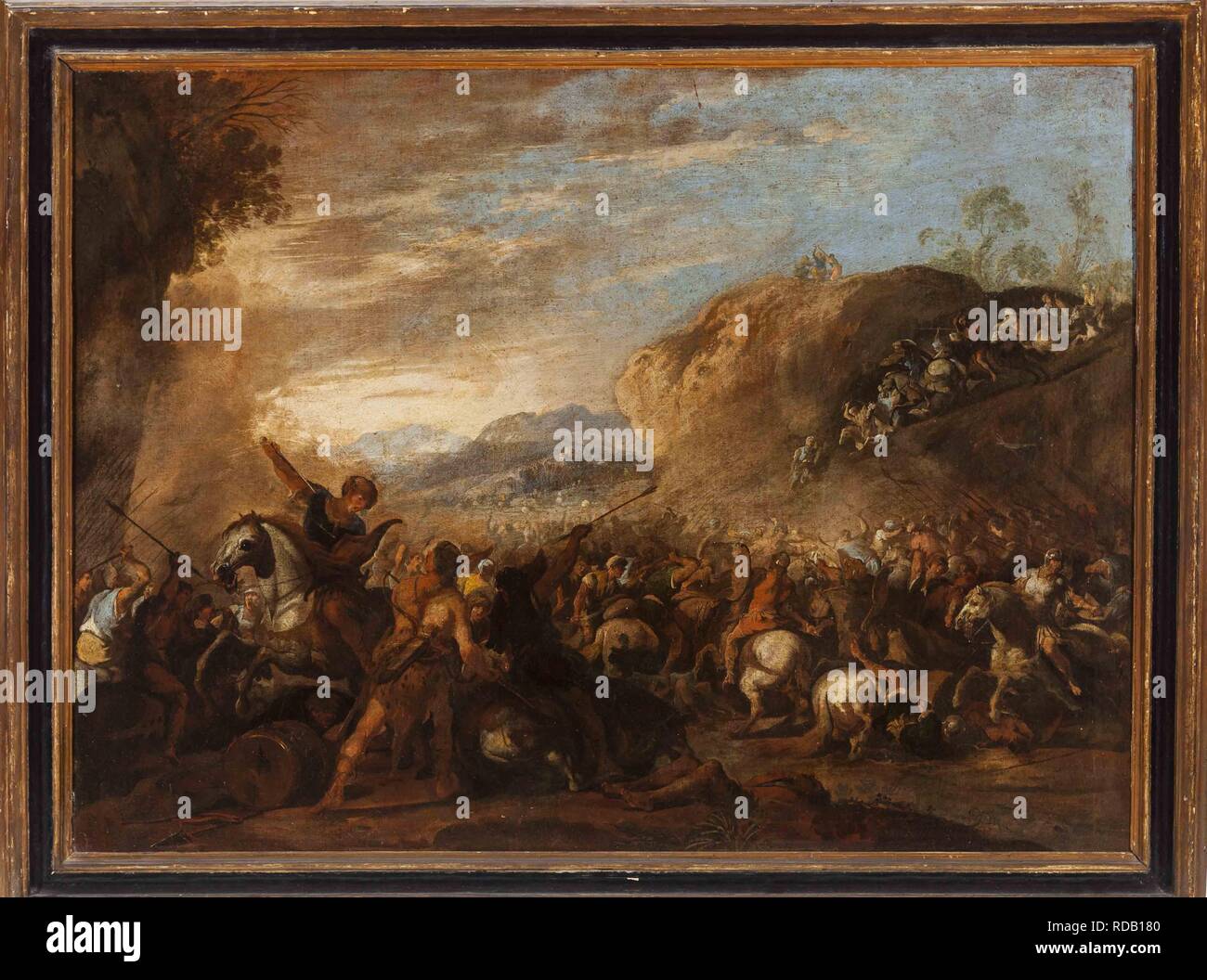 Battle between the Israelites and the Amalekites. Museum: Museo di ...