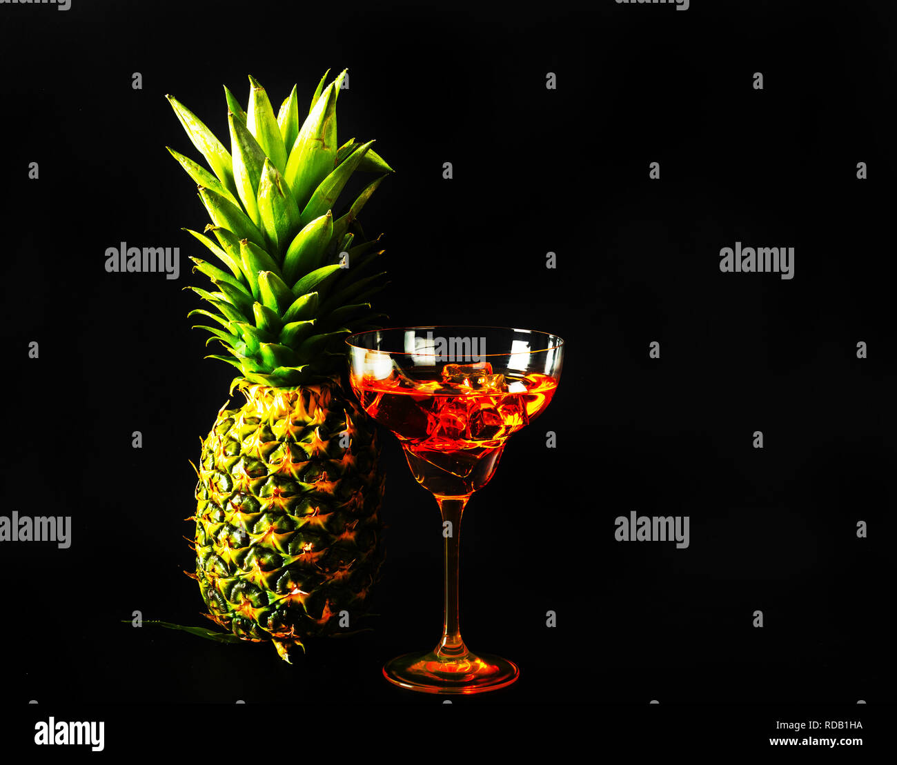 Tasty and colorful drinks based on various alcohols, syrups and ...