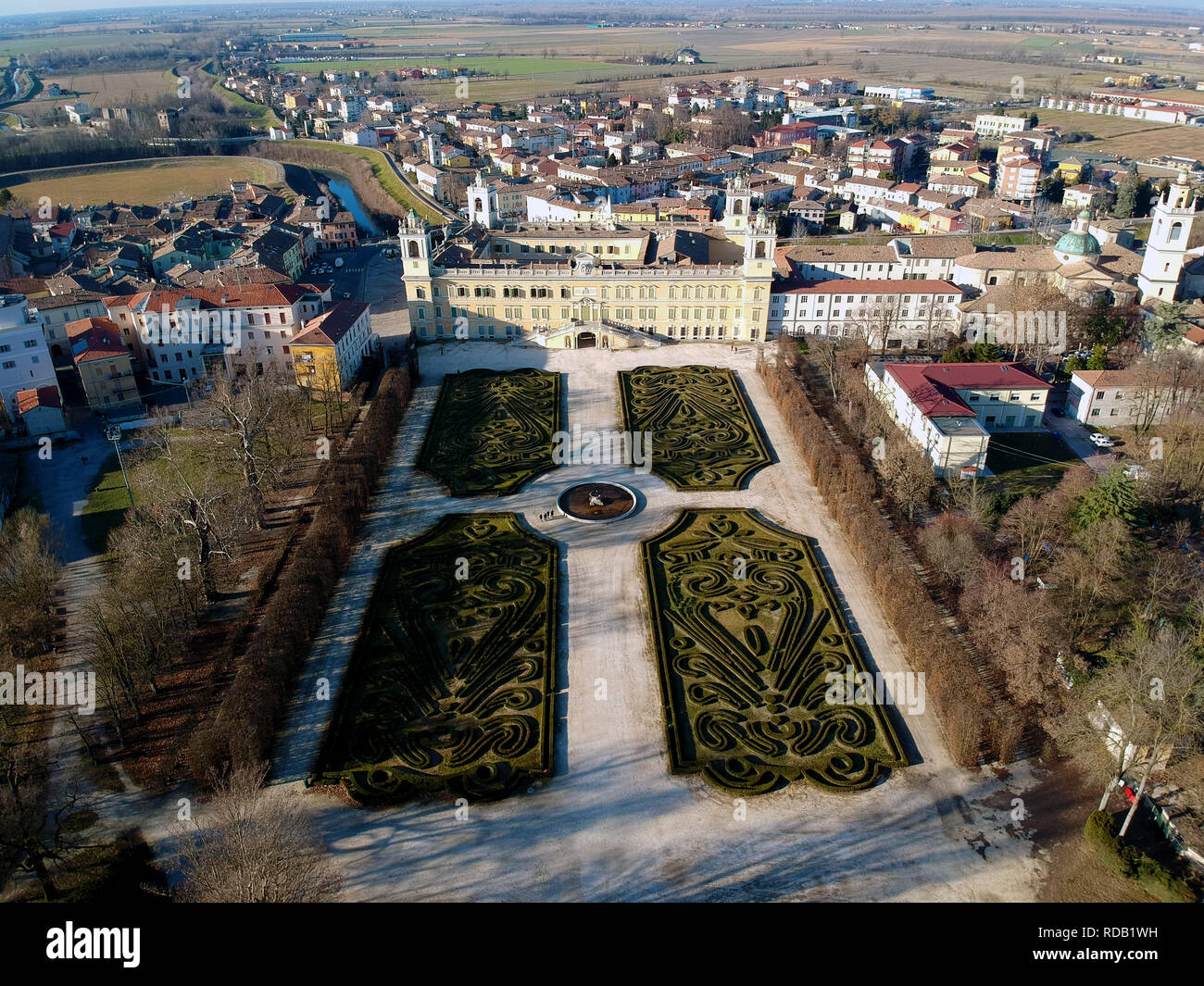 Aerial view reggia di hi-res stock photography and images - Alamy