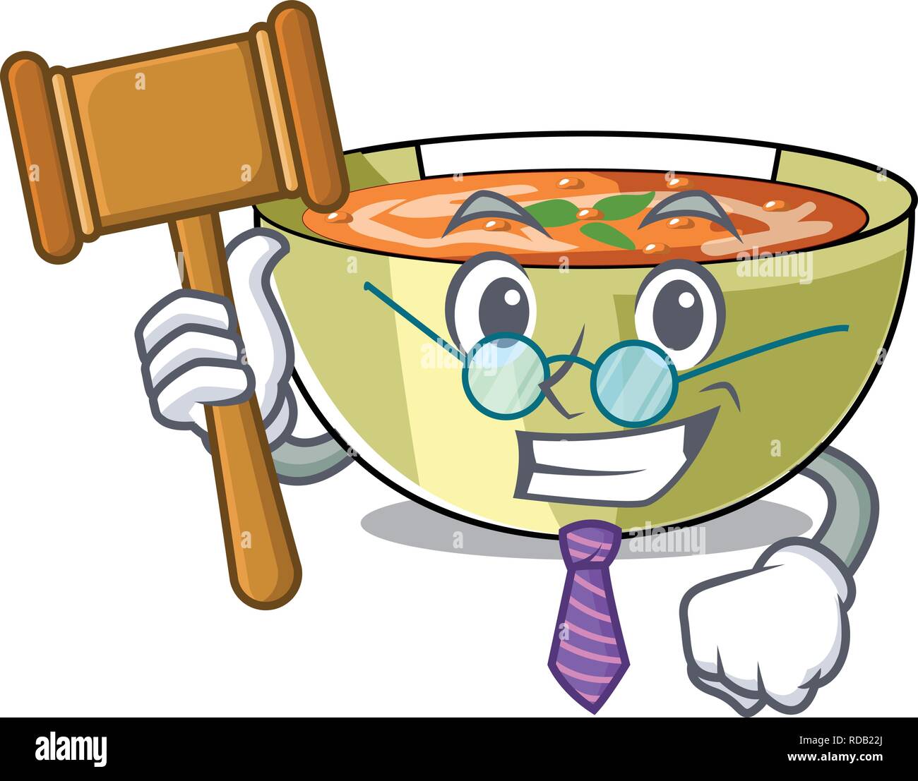 Judge lentil soup on a cartoon plate Stock Vector Image & Art - Alamy