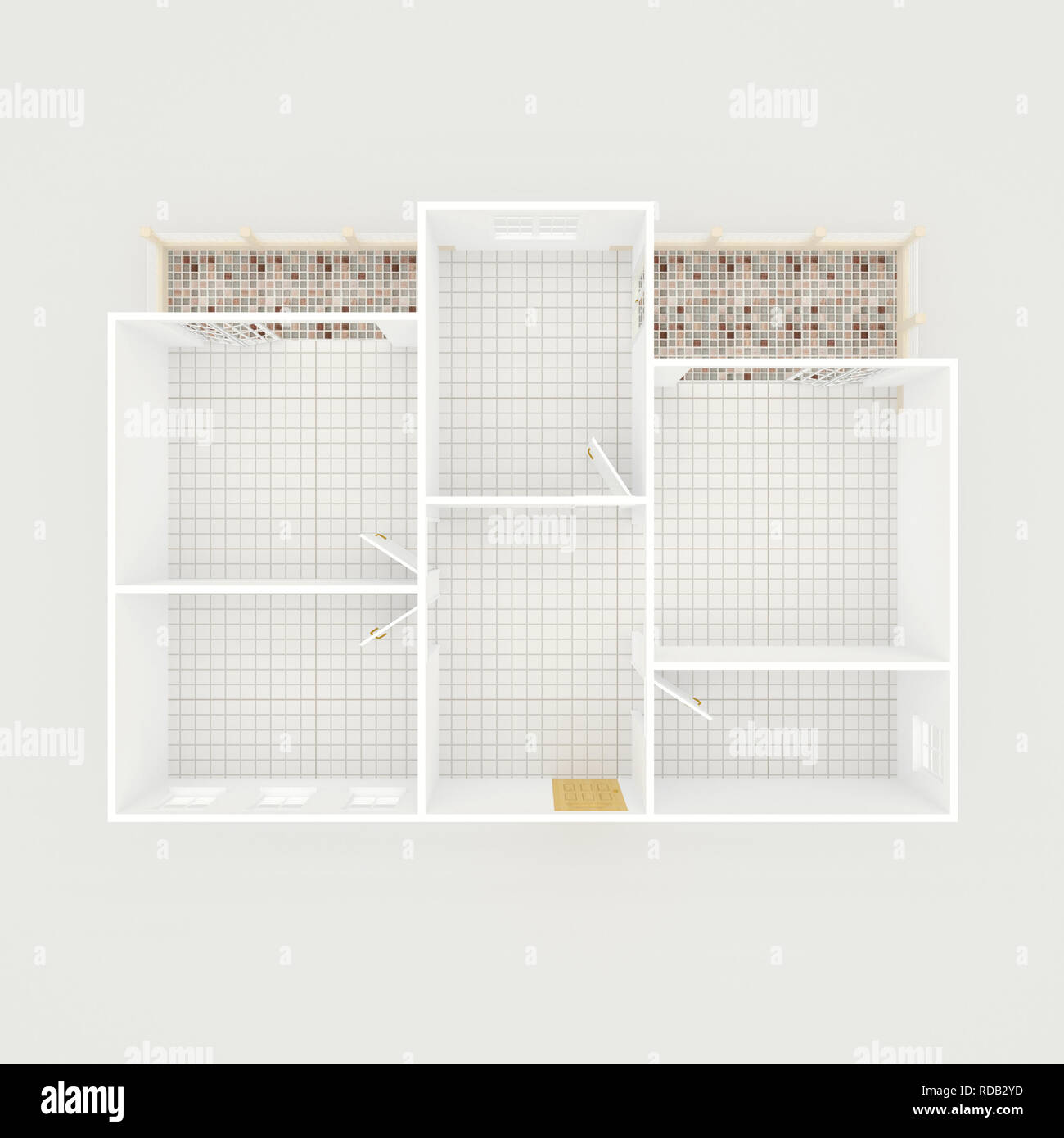 Cutaway house illustration hi-res stock photography and images - Alamy