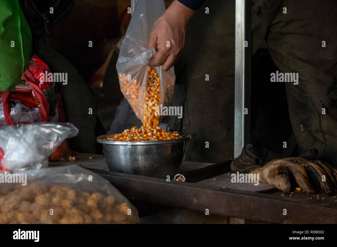 Corn meal production equipment hi-res stock photography and images - Alamy