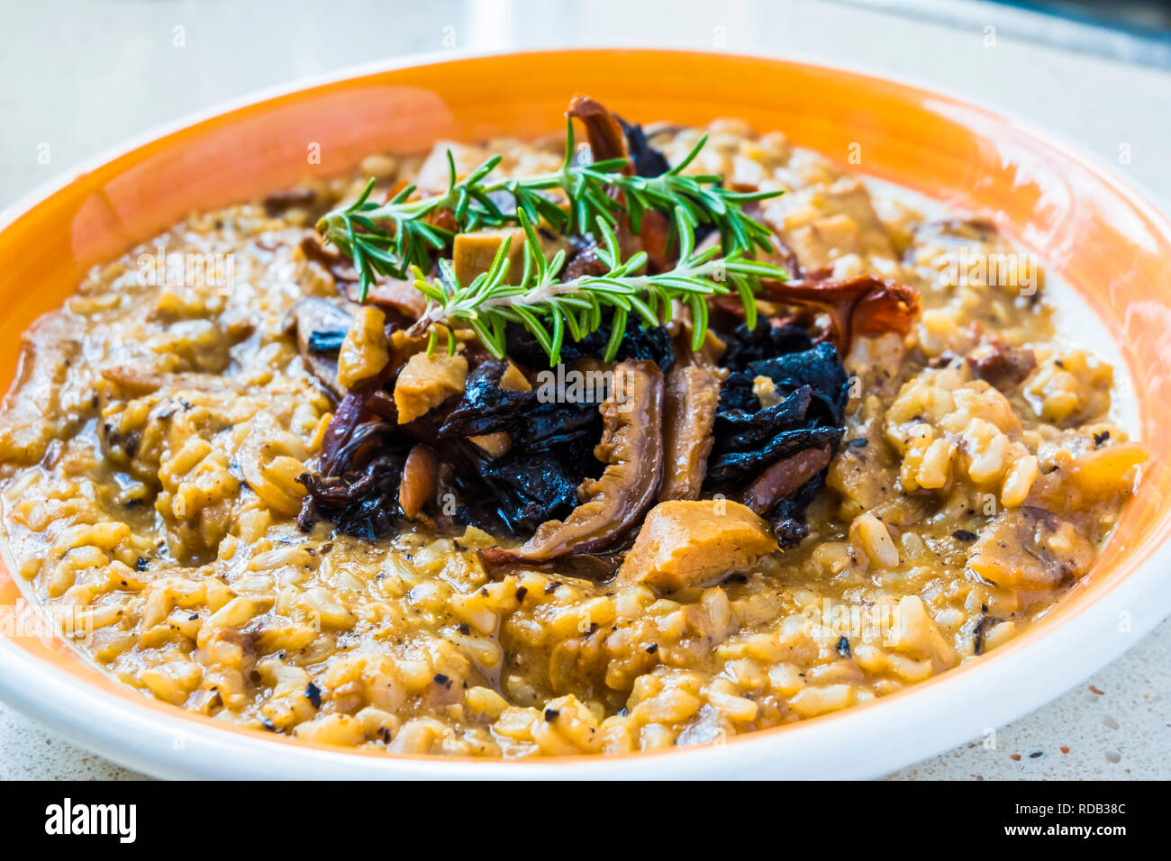 Mushroom risotto hi-res stock photography and images - Alamy