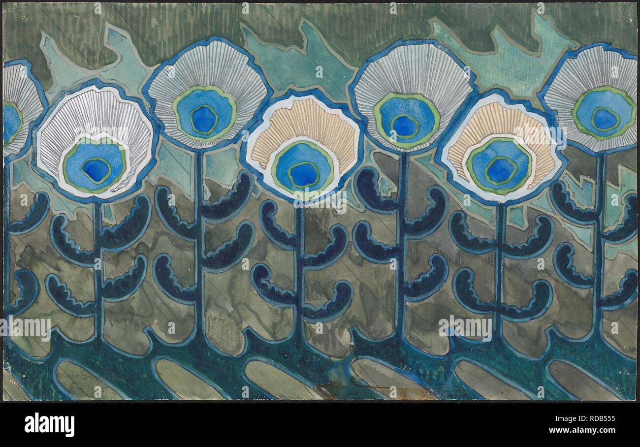 Peacock pattern. Museum: National Museum of Art, Oslo. Author ...