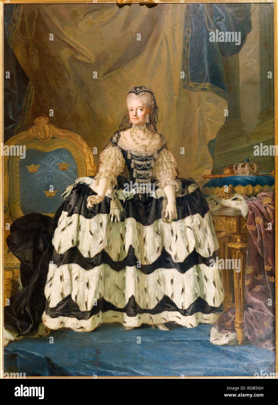 Portrait of Louisa Ulrika of Prussia (1720-1782), Queen of Sweden ...