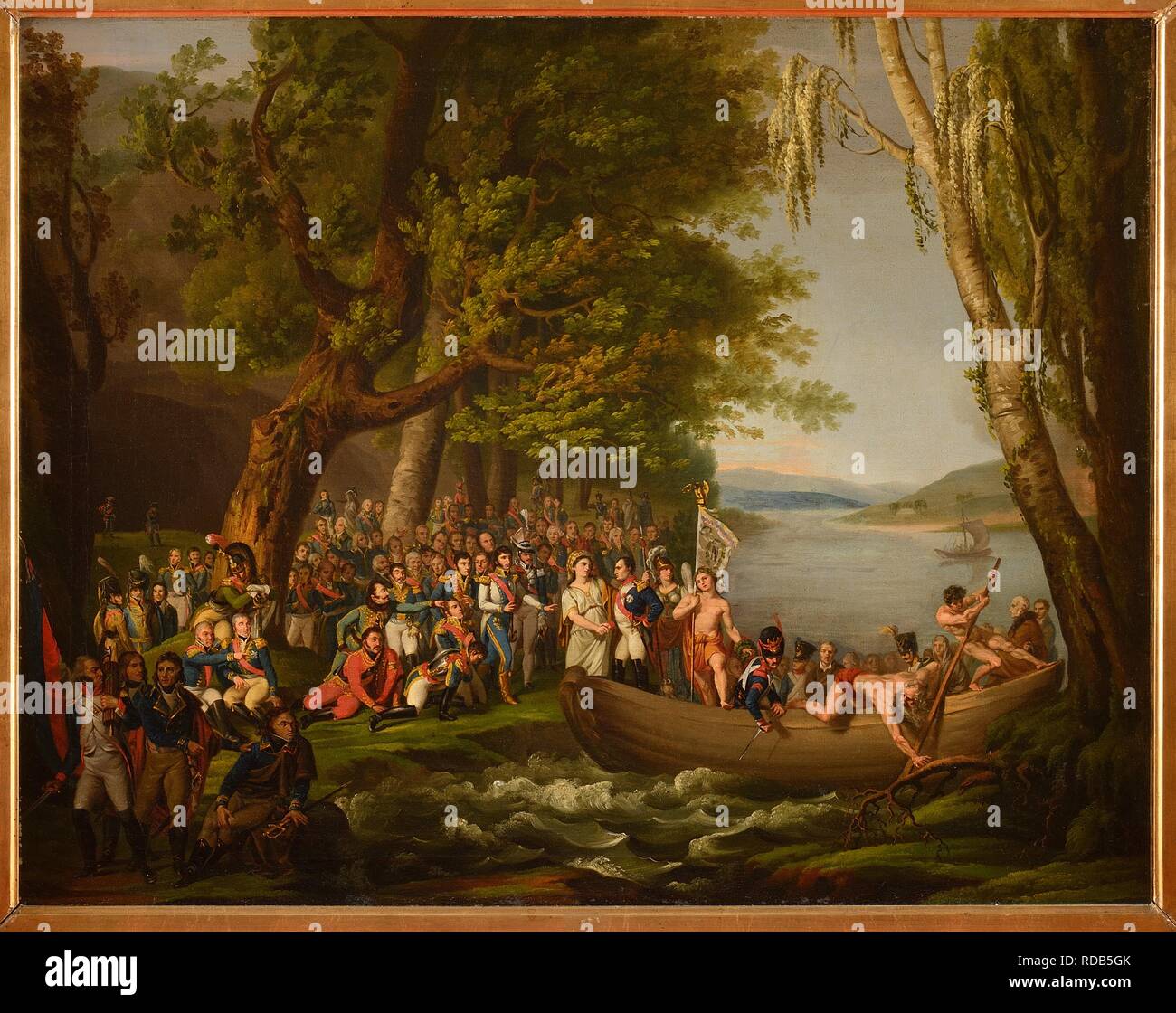 Napoleon Crossing the Styx and joins the Heroes of the Grande Armée ...