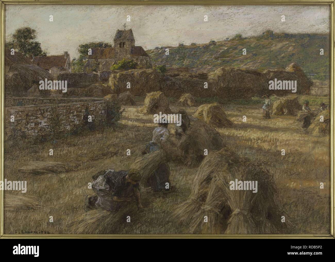 Harvest. The Sheaf-Binders. Museum: Petit Palais, Musée des Beaux-Arts ...
