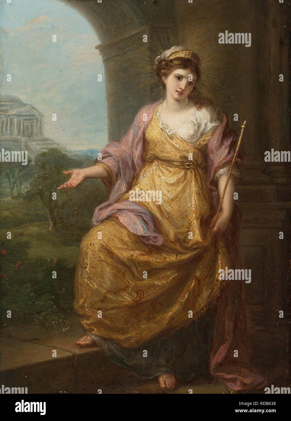 Allegory of Wisdom. Museum: PRIVATE COLLECTION. Author: KAUFFMANN ...