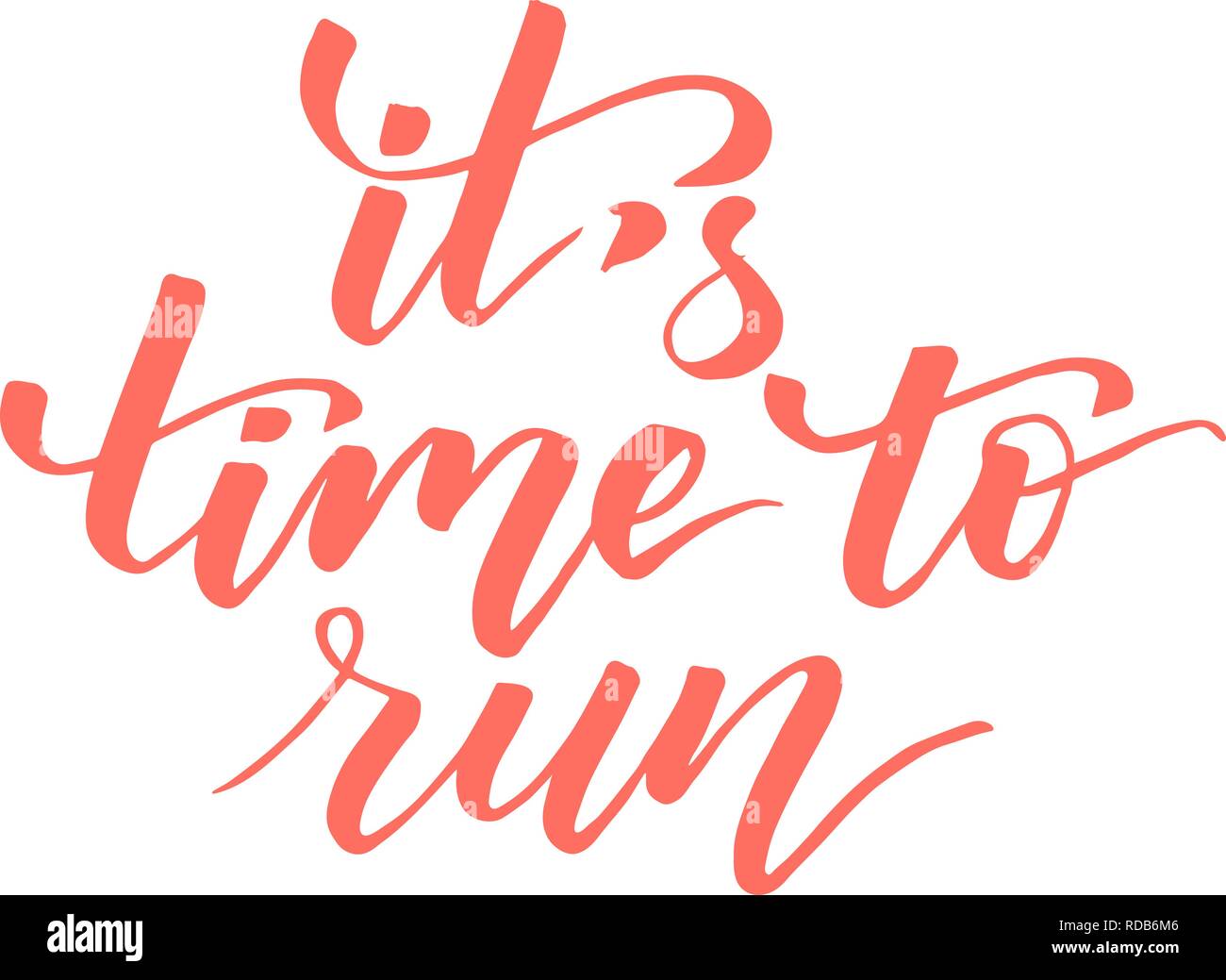 Running script calligraphy hi-res stock photography and images - Alamy