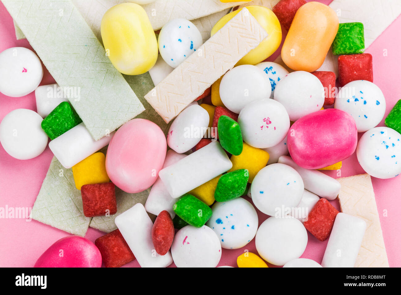 Assortment of bubble gum Stock Photo - Alamy