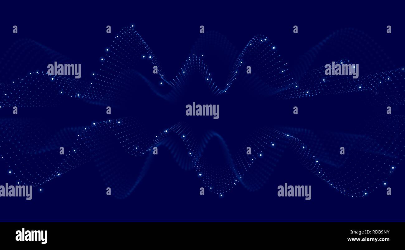 Abstract blue waves Stock Photo - Alamy