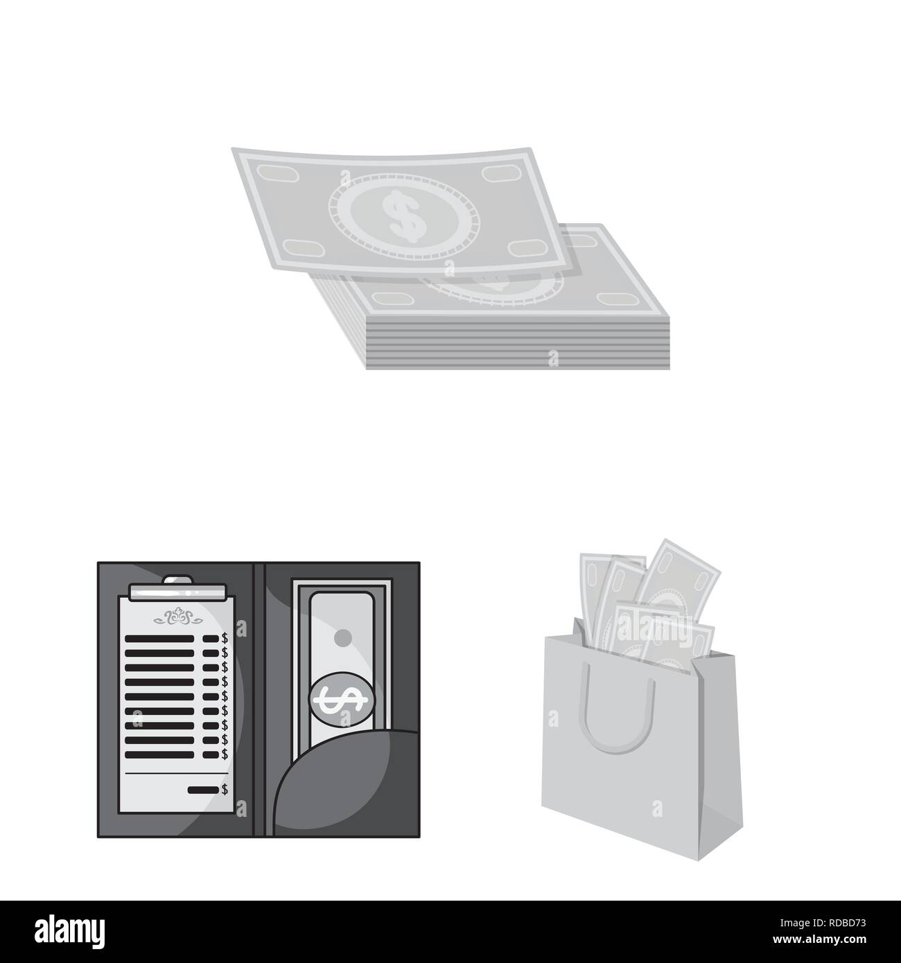 Pile mono Stock Vector Images - Alamy