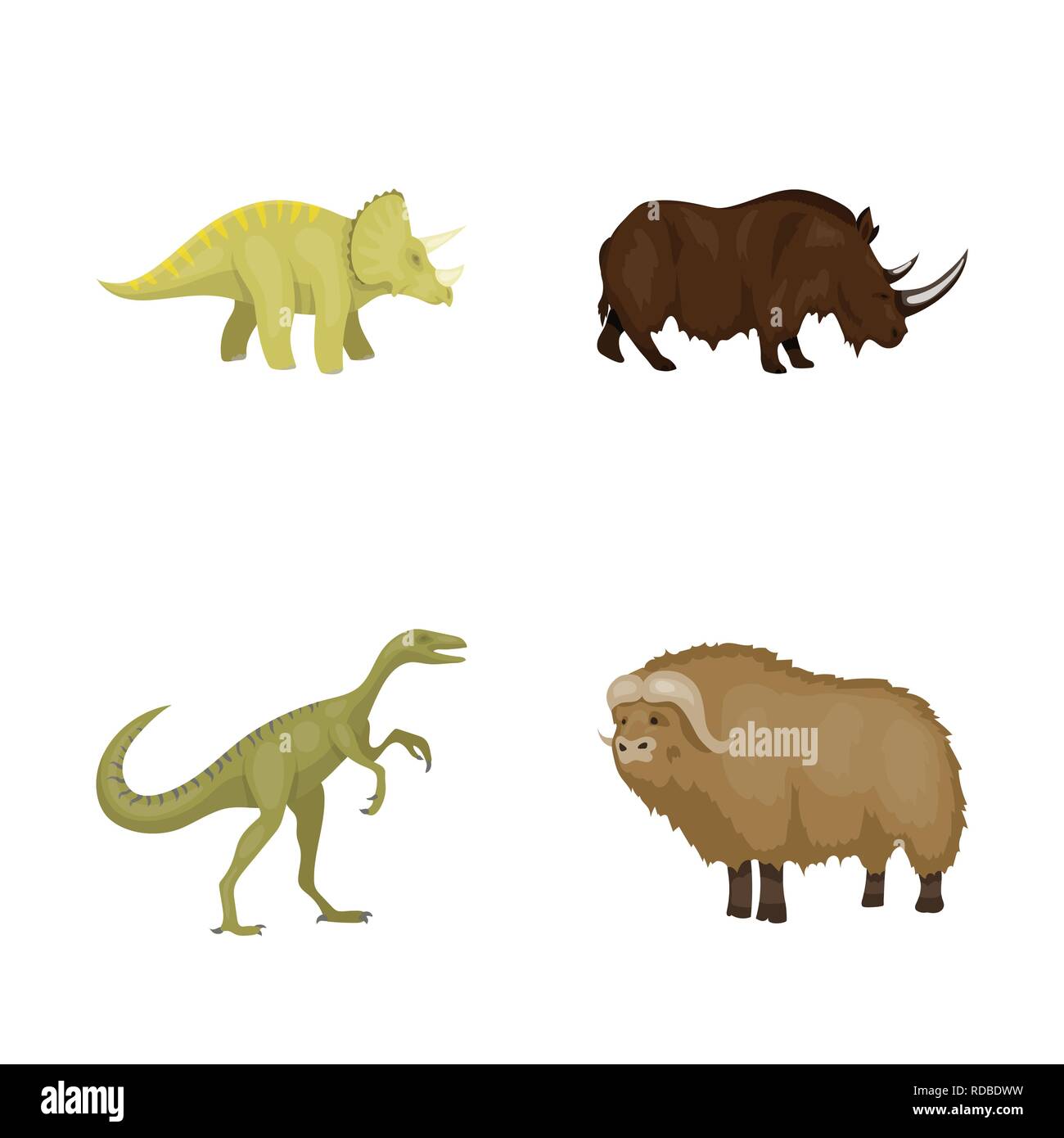 dinosaur,buffalo,dino,trhinoceros,deinonychus,bison,cute,savannah ...