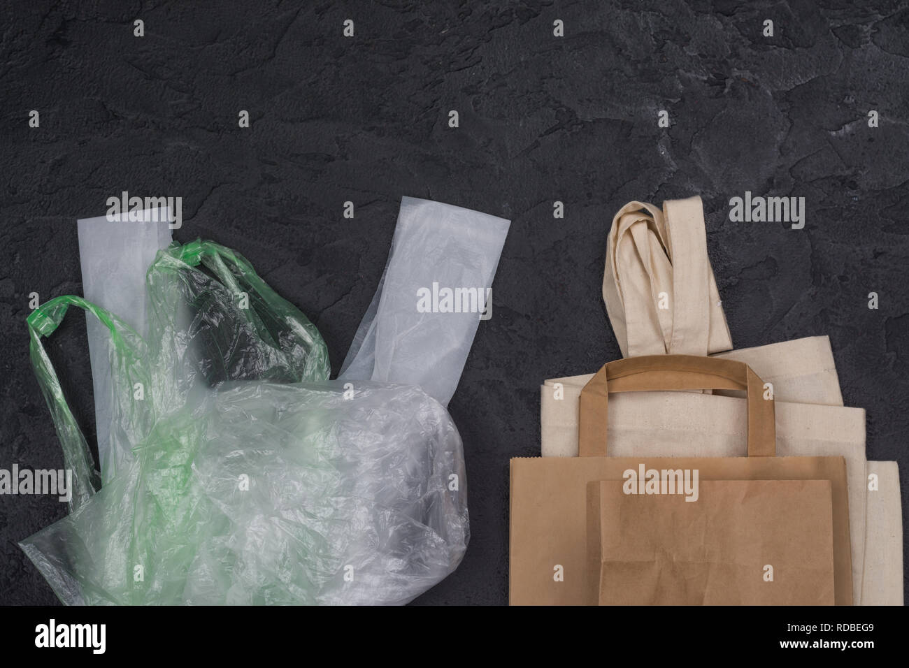 Craft plastic grocery bag hi-res stock photography and images - Alamy