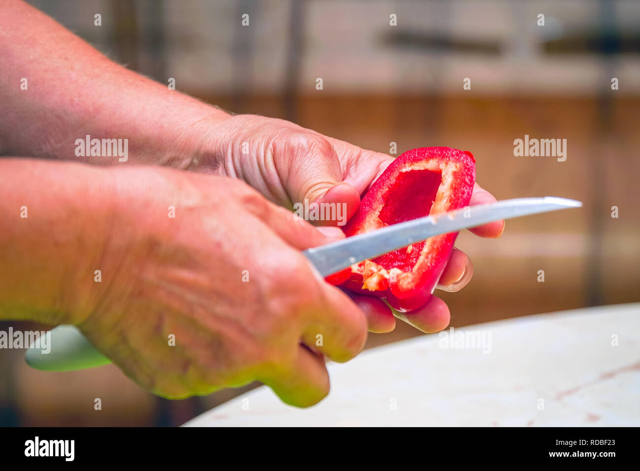 Chief cook cuts fresh hi-res stock photography and images - Alamy
