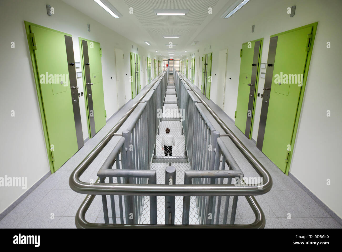 Prison, judiciary, penitentiary, North Rhine-Westphalia, Germany ...