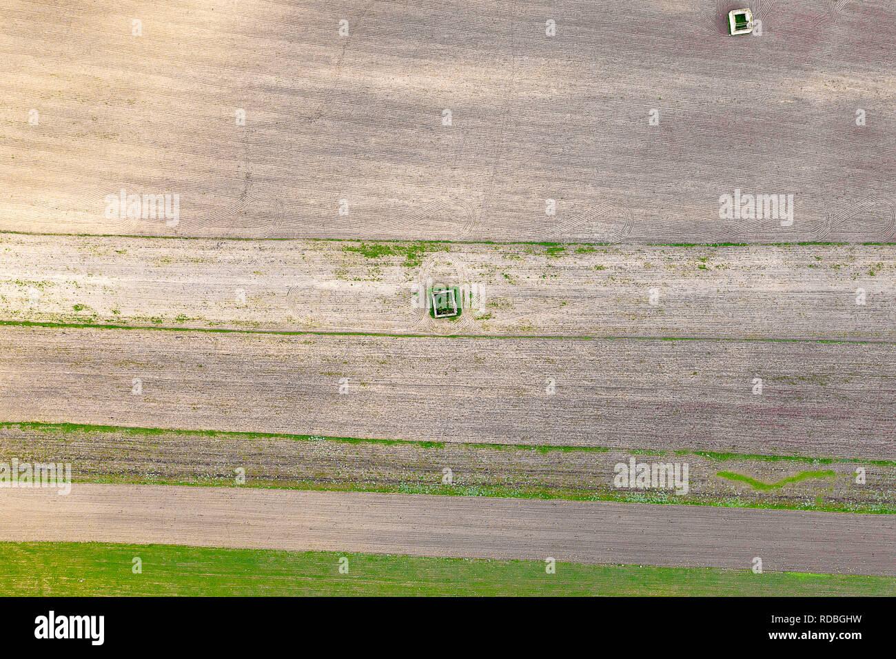 aerial view of the fields Stock Photo - Alamy