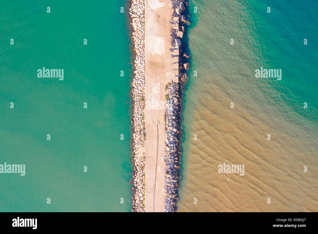 aerial view of a marina Stock Photo - Alamy