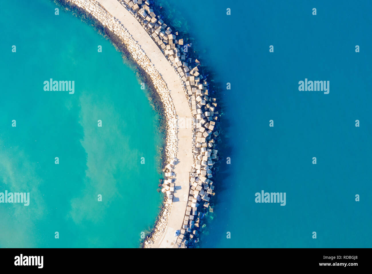 aerial view of a marina Stock Photo - Alamy