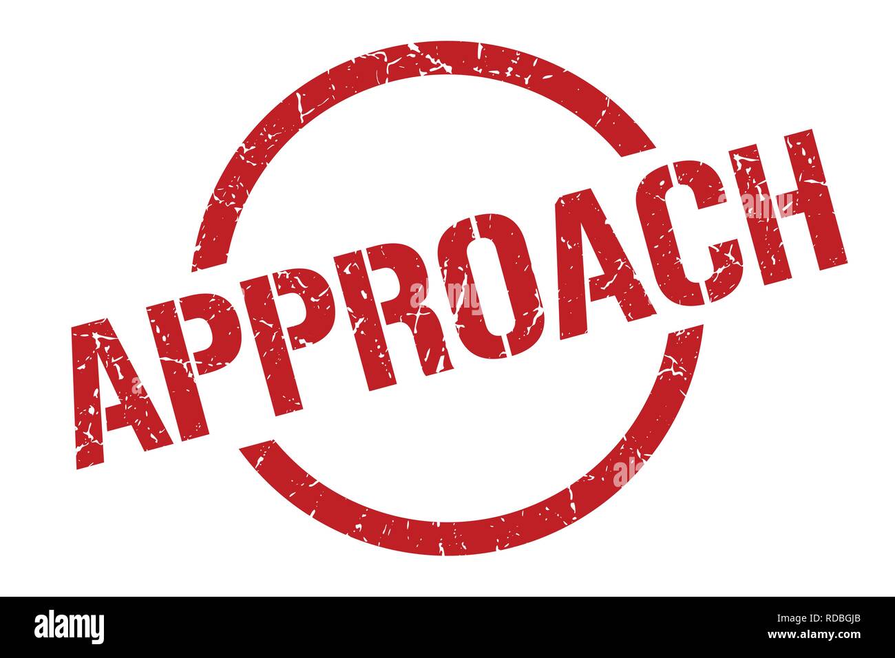 approach red round stamp Stock Vector Image & Art - Alamy