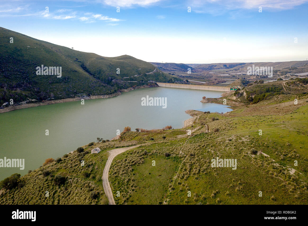 aerial view of a lake Stock Photo - Alamy
