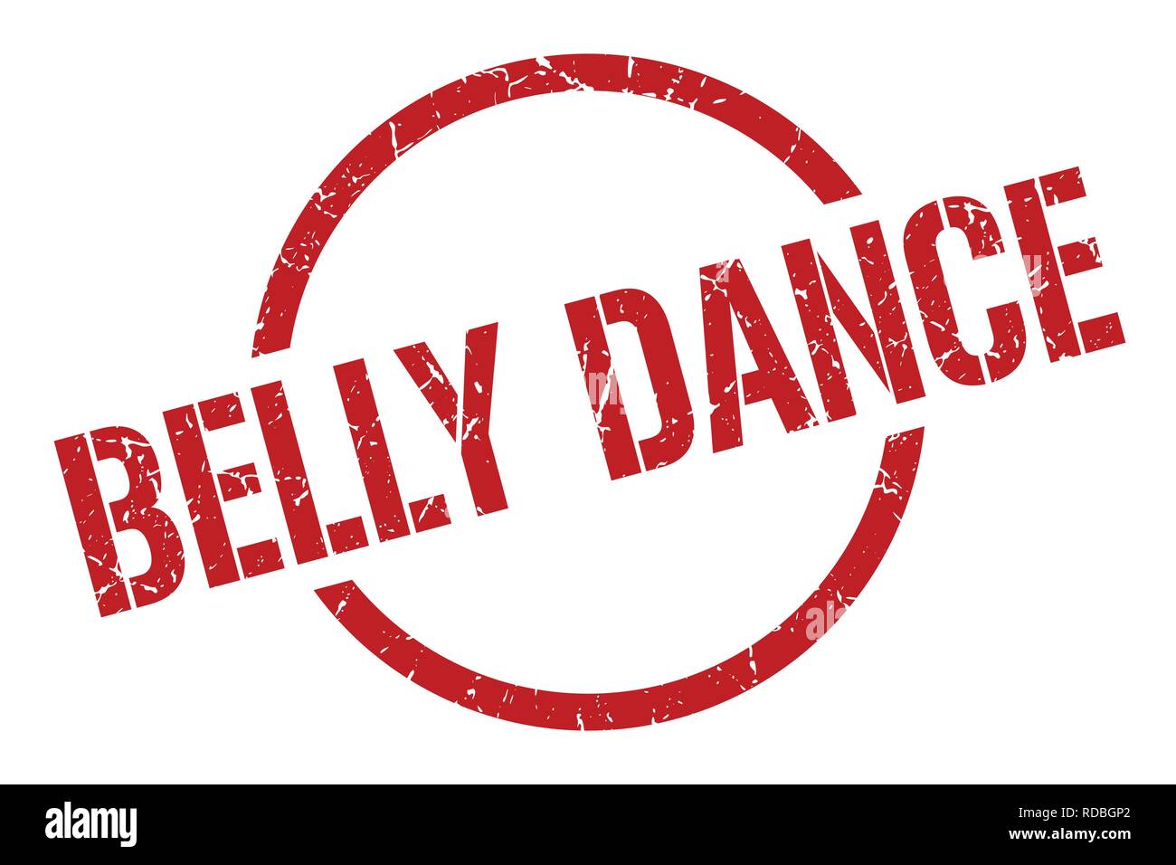 belly dance red round stamp Stock Vector Image & Art - Alamy