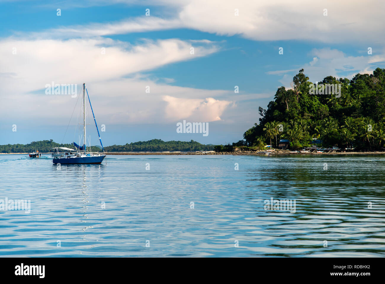 Beautiful Landscape at Port Barton, Palawan, Philippine Stock Photo - Alamy