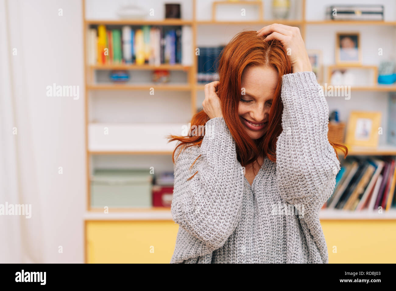 Woman Embarrassed Hands Stock Photos & Woman Embarrassed Hands Stock ...
