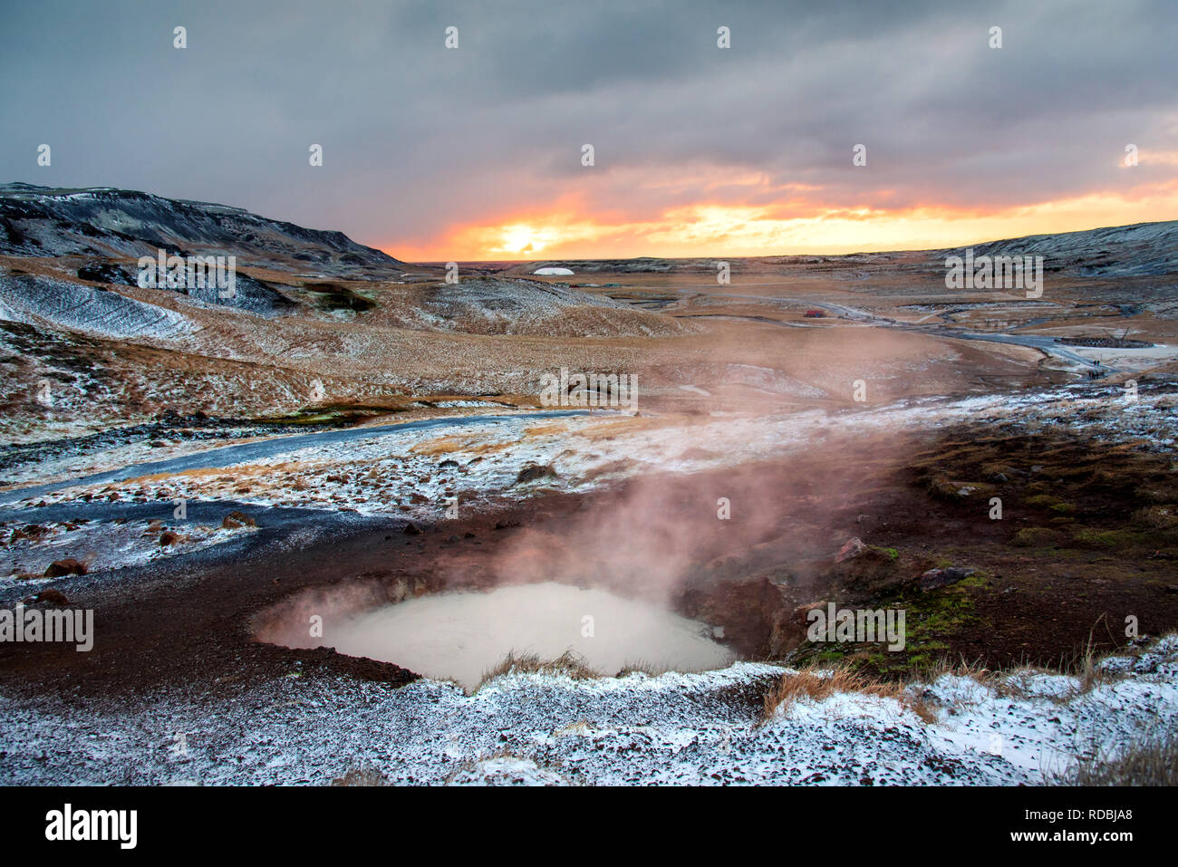 Hot springs boiling mud hi-res stock photography and images - Alamy