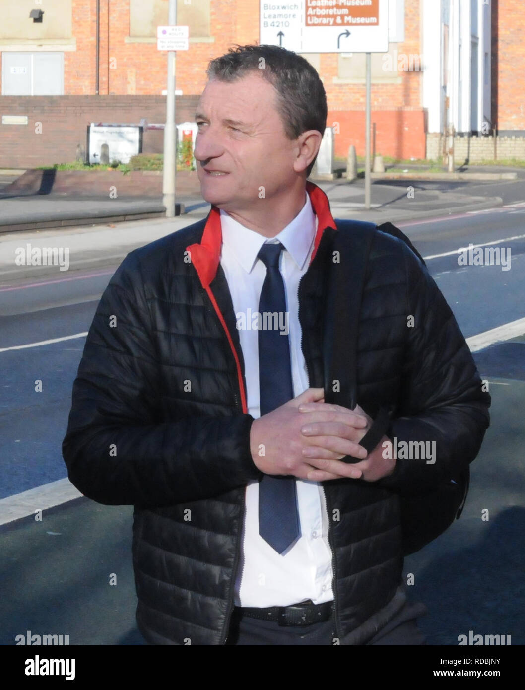 Former West Midlands Police officer Paul Davies outside Walsall ...