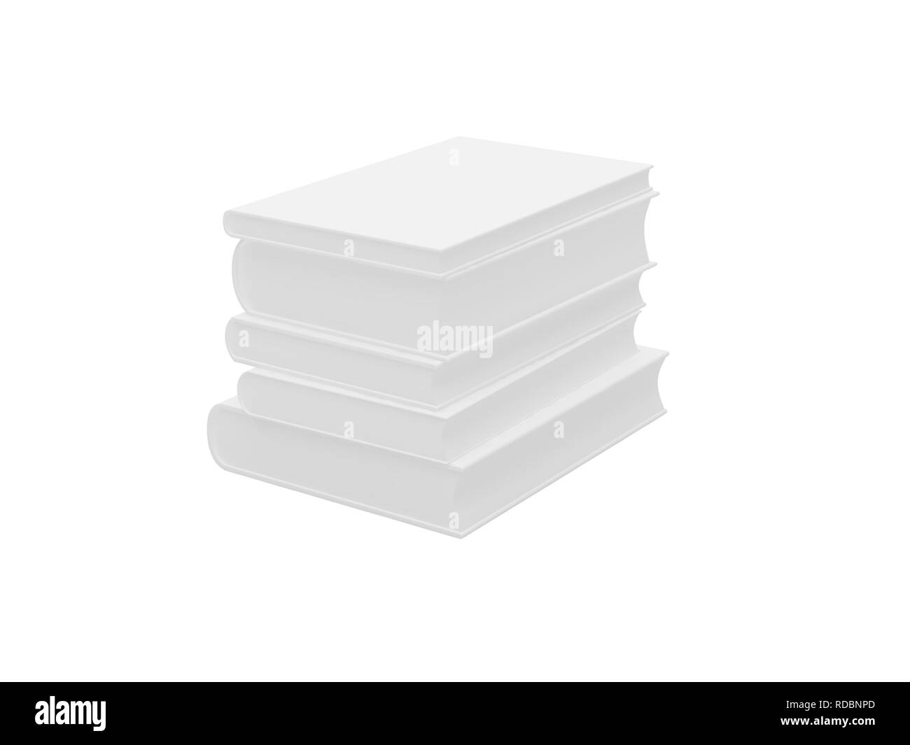 High resolution image books. 3d illustration over white backgrounds ...